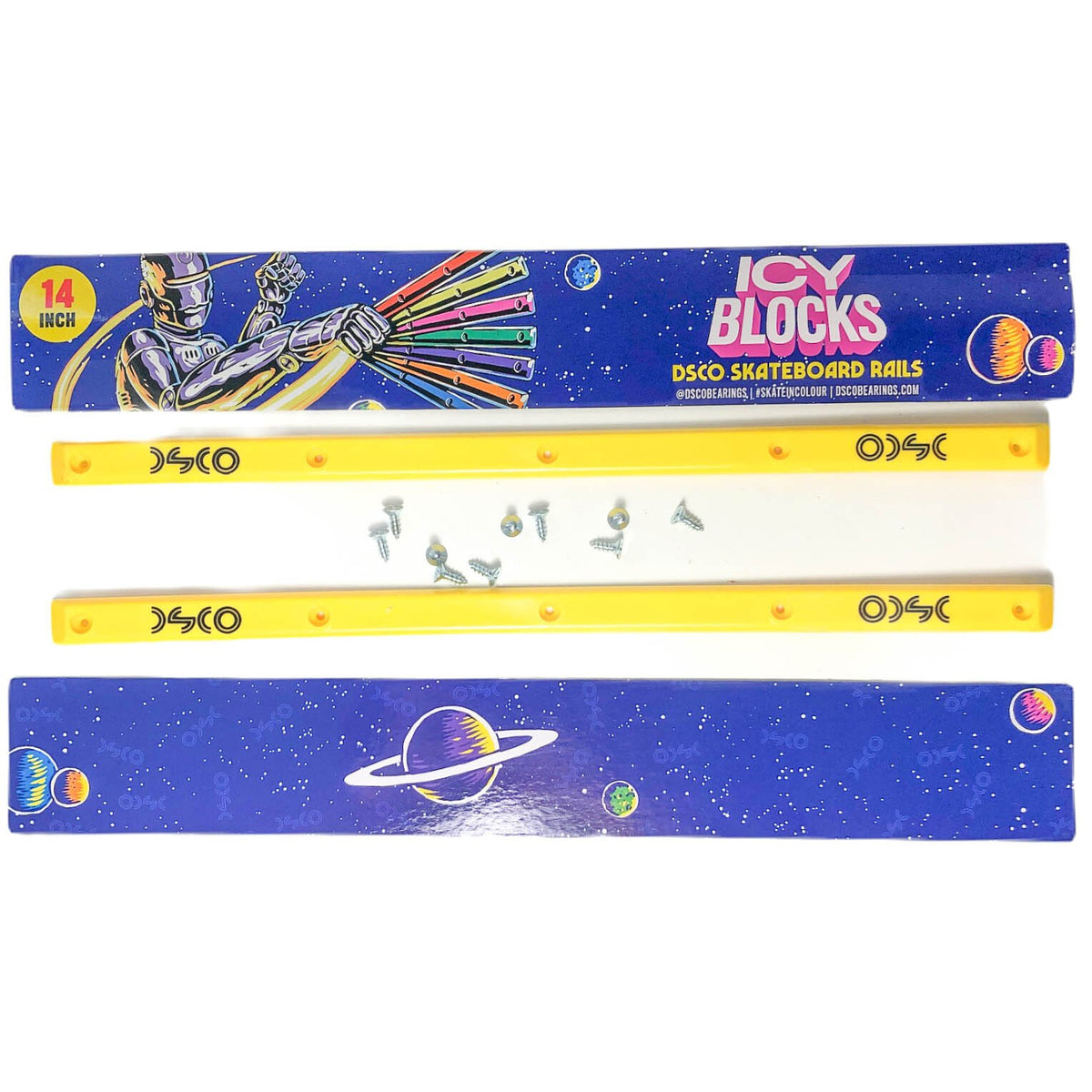 DSCO Icy Blocks Beaming Bananas Skate Rails – Fringe Skateboards